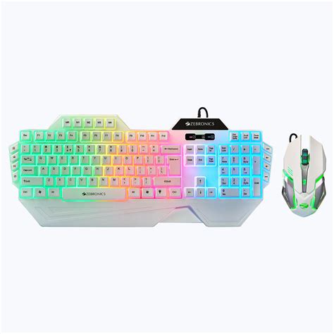 Zebronics Zeb Optimus Keyboard And Mouse Combo White Grigs Official