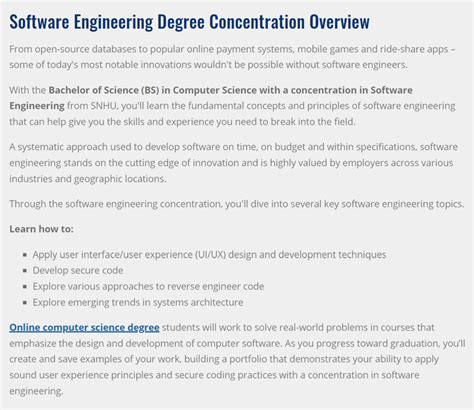 Software Engineer Degree Classes Free Online Course In Software Engineering