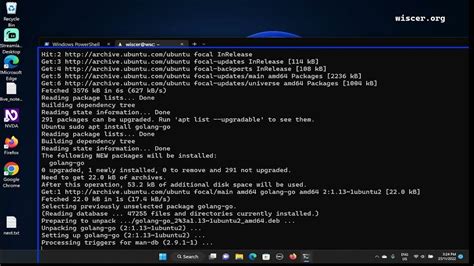 Install Golang With Apt In Ubuntu Wsl Terminal Youtube
