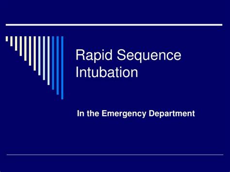 PPT Rapid Sequence Intubation PowerPoint Presentation Free Download ID