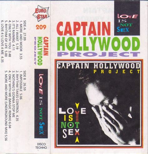 Captain Hollywood Project Love Is Not Sex Cassette Discogs