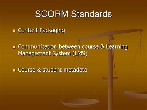 Ppt Efficient Development Through Scorm Standards Powerpoint Presentation Id502402