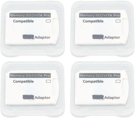 Amazon Com Vikye SD2Vita 5 0 Memory Card Adapter 4Pcs Micro Storage Card Adapter For 1000 2000