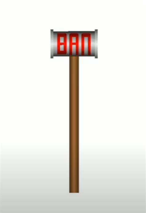 Ban Hammer By Zgray6155 Meme Sound Effect Button For Soundboard