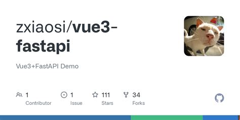 Github Zxiaosivue3 Fastapi Vue3fastapi Demo