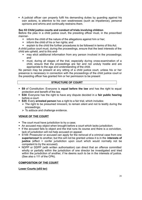 criminal procedure notes laws3046 criminal procedure wits thinkswap