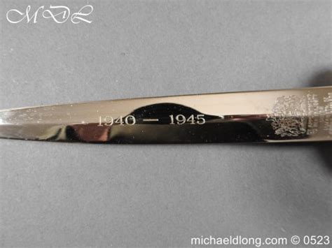 Wilkinson Sword Commando 1940 1945 Presentation Dagger Michael D