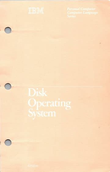 Ibm Disk Operating System V10 Ibm Free Download Borrow And