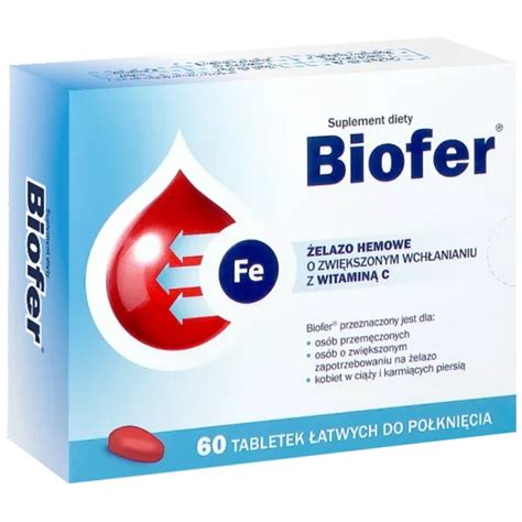 Biofer 60 Tabletek Cena Opinie Aptekacodziennapl