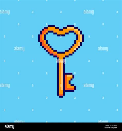 Pink Key Design Stock Vector Images Alamy