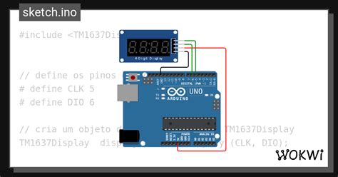 Serial Com Tm1637 Wokwi Esp32 Stm32 Arduino Simulator