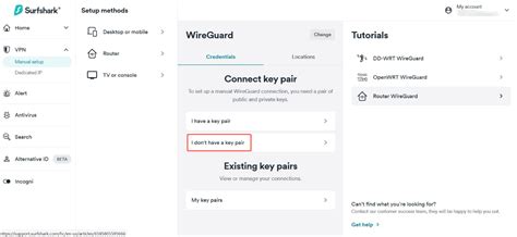 How To Set Up Surfshark Wireguard Vpn Client Manually On A Tp Link Wireless Router