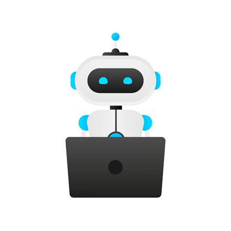 Chatbot ícone Conceito Bate Papo Robô Ou Chatbot Robô Virtual Assistência Do Local Na Rede