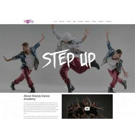 Step Up Html Template Anthony Doty