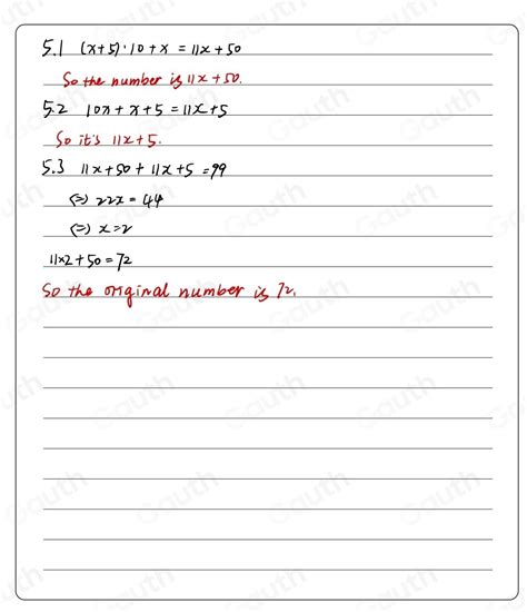 Solved Ambers 5 A Number Consists Of Two Digits The Tens Digit Is