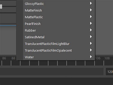 maya初級講座 mia material xのpresetsについて（maya2016） maya初級講