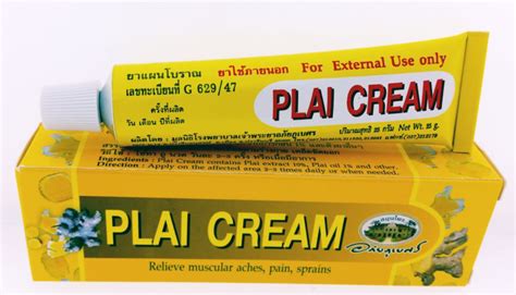 Тайский крем обезболивающий для мышц и суставов Plai Cream, 25 гр ...