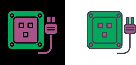 Socket Icon Design 42906815 Vector Art At Vecteezy