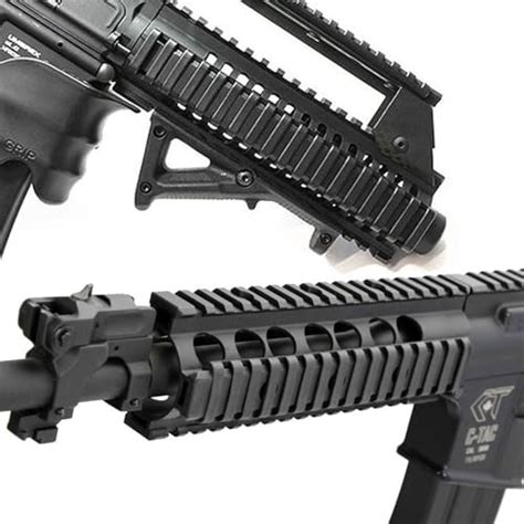 Padded Scope Cover 24 Piece Black Polymer Picatinny Rail Covers Low
