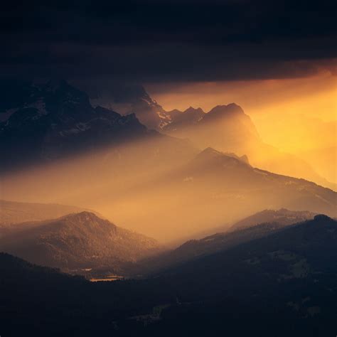 Sunlight Wallpaper 4k Bavarian Alps Germany 5k