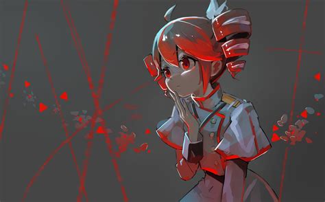 The Big Imageboard Tbib 1girl Ahoge Buttons Double Breasted Drill
