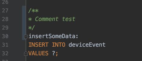 issues with comments · issue 1224 · sqldelight sqldelight · github