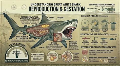 How Long Is The Reproduction Cycle Of A Great White Shark Theseaorg