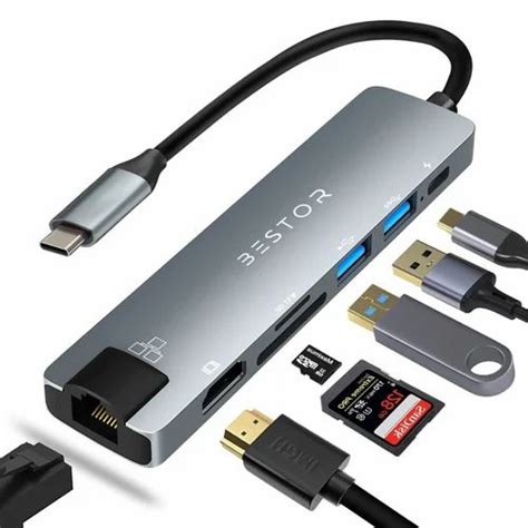 Ethernet Bestor Usb C Hub In Multiport Adapter Model Name Number Bst In N At