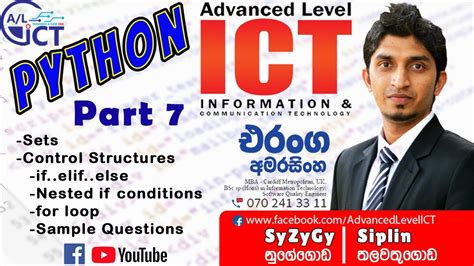 Python Programming Part 7 Selectionif Conditions Youtube