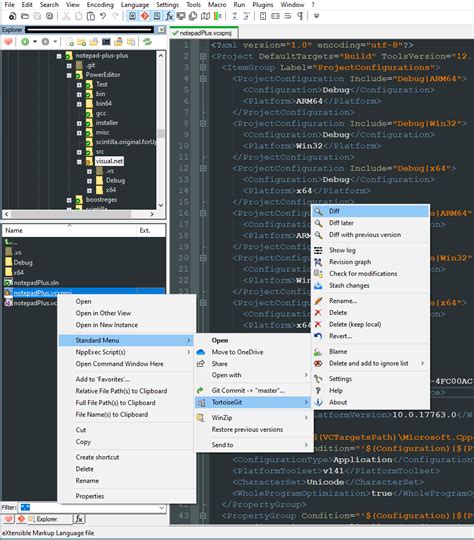 is there a github plugin notepad community