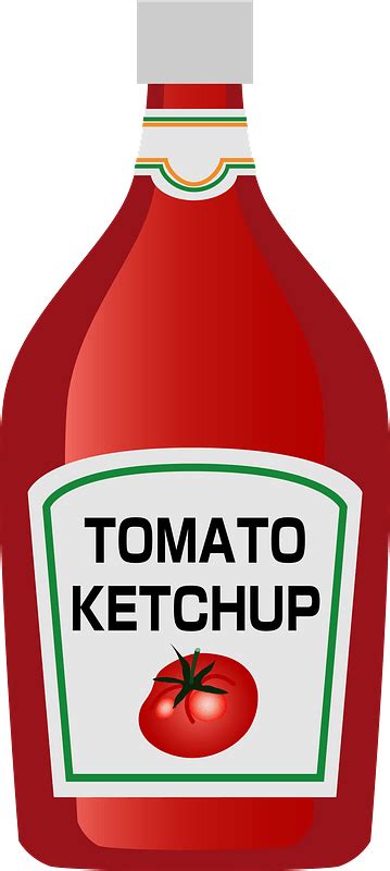 Tomato Ketchup Free Vector Clipart Images On