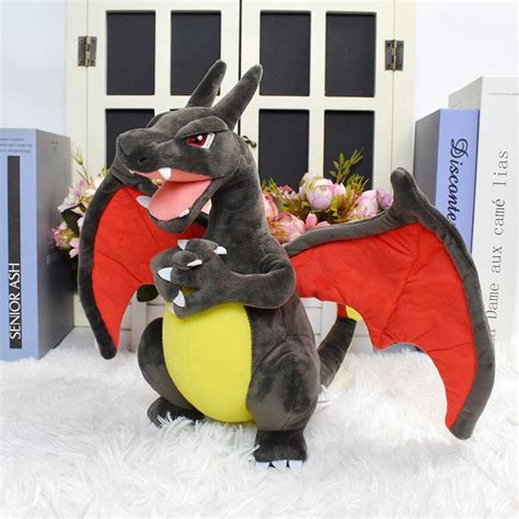 Kawaii Pokemon Shiny Mega Charizard X Y Soft Plush Toys Funny Pikachu