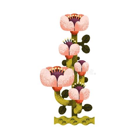 Decorative Garden Flower Stock Illustrations 750935 Decorative