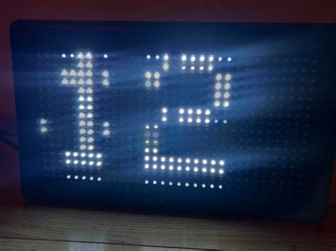 Monochrome 3216 P10 Hub12 Led Matrix Control With Esp32 Smartmatrix