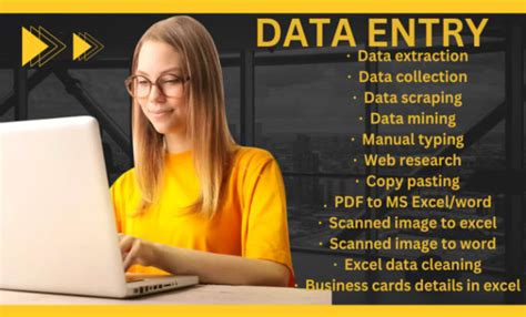 do data entry data extraction copy pasting and typing by