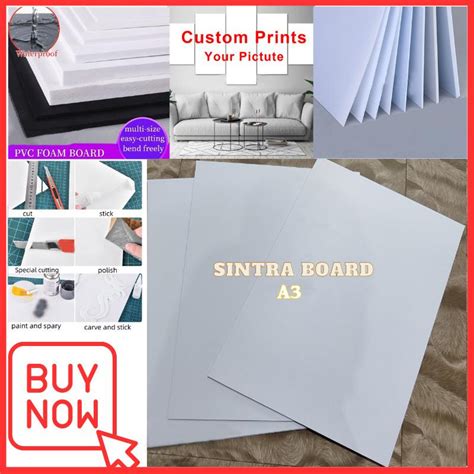 Sintra Board A3 White3 Pcs Eachhigh Standard Quality Sintra Board