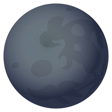 🌑 New Moon Symbol Emoji Copy And Paste Emoji Stock