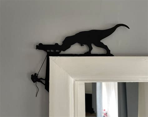 Jurassic Park T Rex Escape Corner Mural Etsy Uk