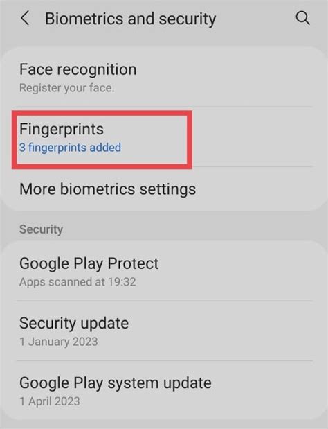 Android 13 How To Remove Saved Fingerprints On Samsung Galaxy Phones