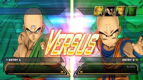 Dragon Ball Z Ultimate Tenkaichi Tien Vs Krillinpiccolotrunks Ssj