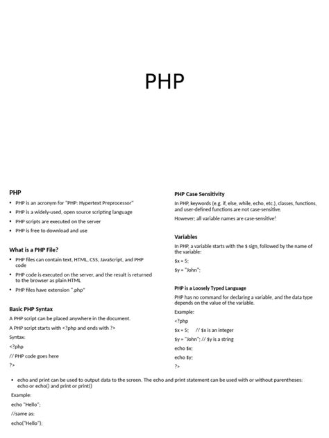 php pdf php websites