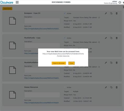 Docuware Forms Employee On Boarding