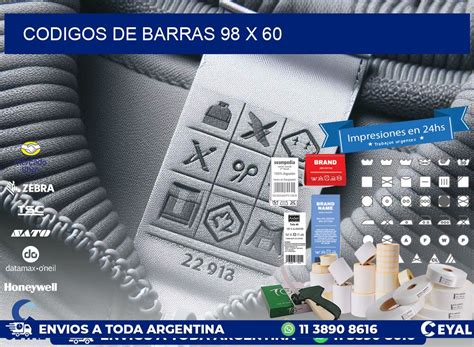 Codigos De Barras 98 X 60 Zebra Etiquetadora
