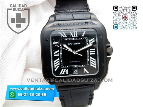 Cartier Santos Black 40mm Calidad Suiza
