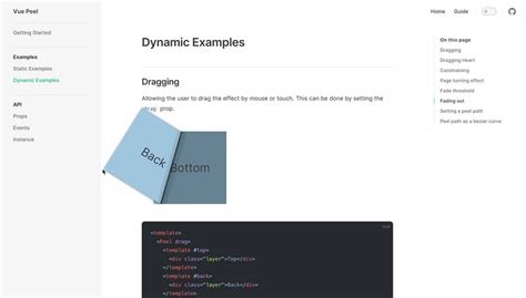 I Created Vue Peel A Wrapper For Peeljs Rvuejs
