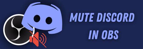 How To Mute Discord Audio In OBS