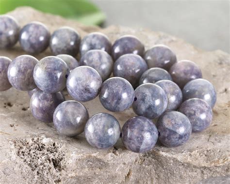 Iolite Light Round 95 10mm Beads
