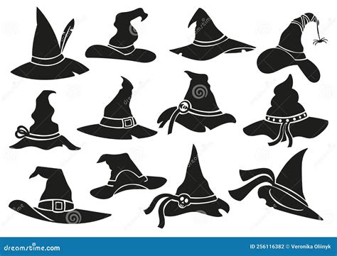 Wizard Silhouette Vector On White Background 255116881
