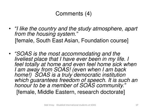 Ppt Insights Into Life Of Disabled International Students At Soas