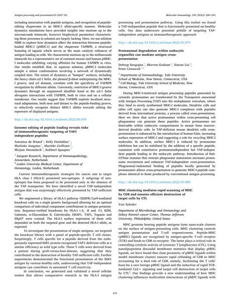 pdf mhc clustering mediates rapid scanning of mhc by cd8 and ensures
